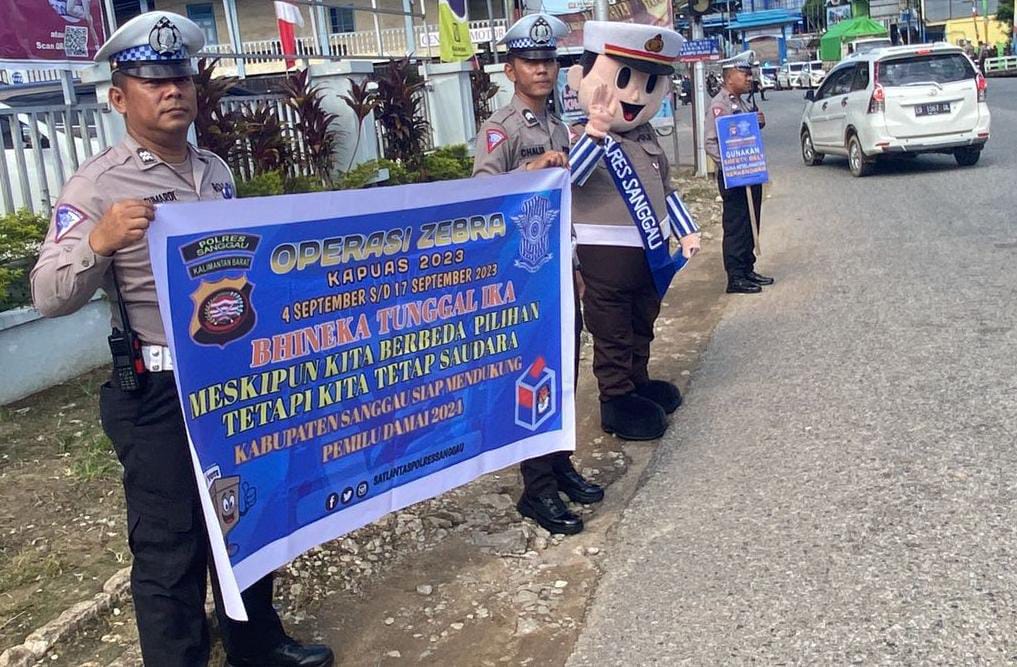 Seminggu Berlalu, Operasi Zebra 2023 Tegur 650 Pengendara di Sanggau – SuaraIndo.id