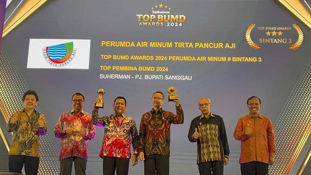 Tirta Pancur Aji Sanggau Raih TOP BUMD Awards 2024 - Sumber : Suaraindo.id - BeritaSatu Network
