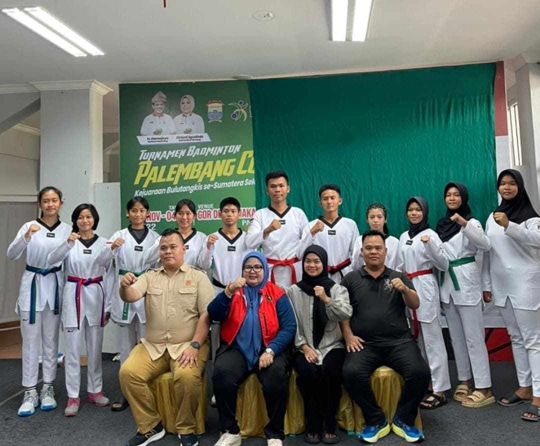 Pengprov TI Sumsel Lepas 13 Atlet Taekwondo ke Kejurnas di Surabaya, Siap Harumkan Nama Daerah ...