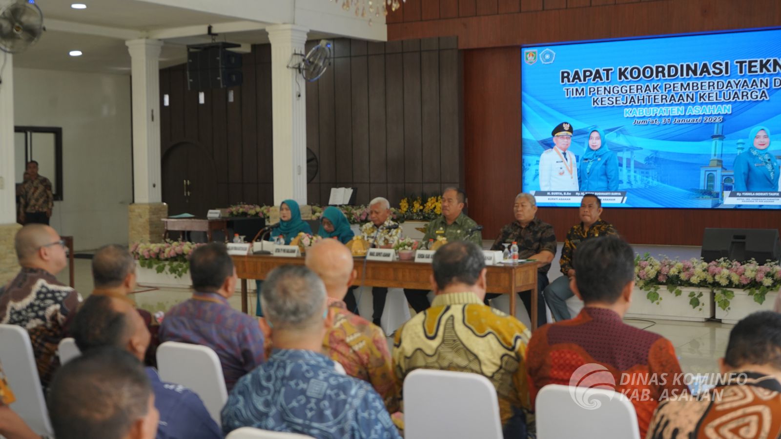 Bupati Asahan Buka Rapat Koordinasi Tim Penggerak PKK Kabupaten Asahan Bulan Januari 2025 ...