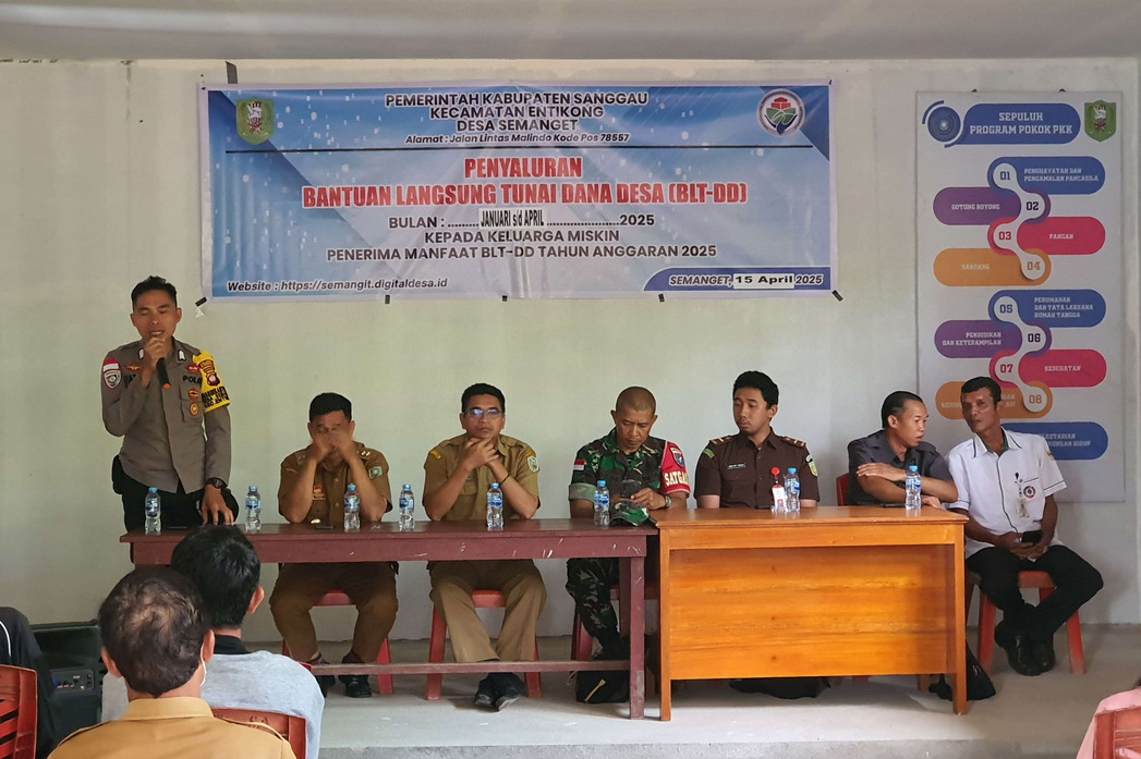 Pemerintah Desa Semanget Salurkan BLT-DD Tahap Awal Tahun 2025 kepada 22 KPM – SuaraIndo.id