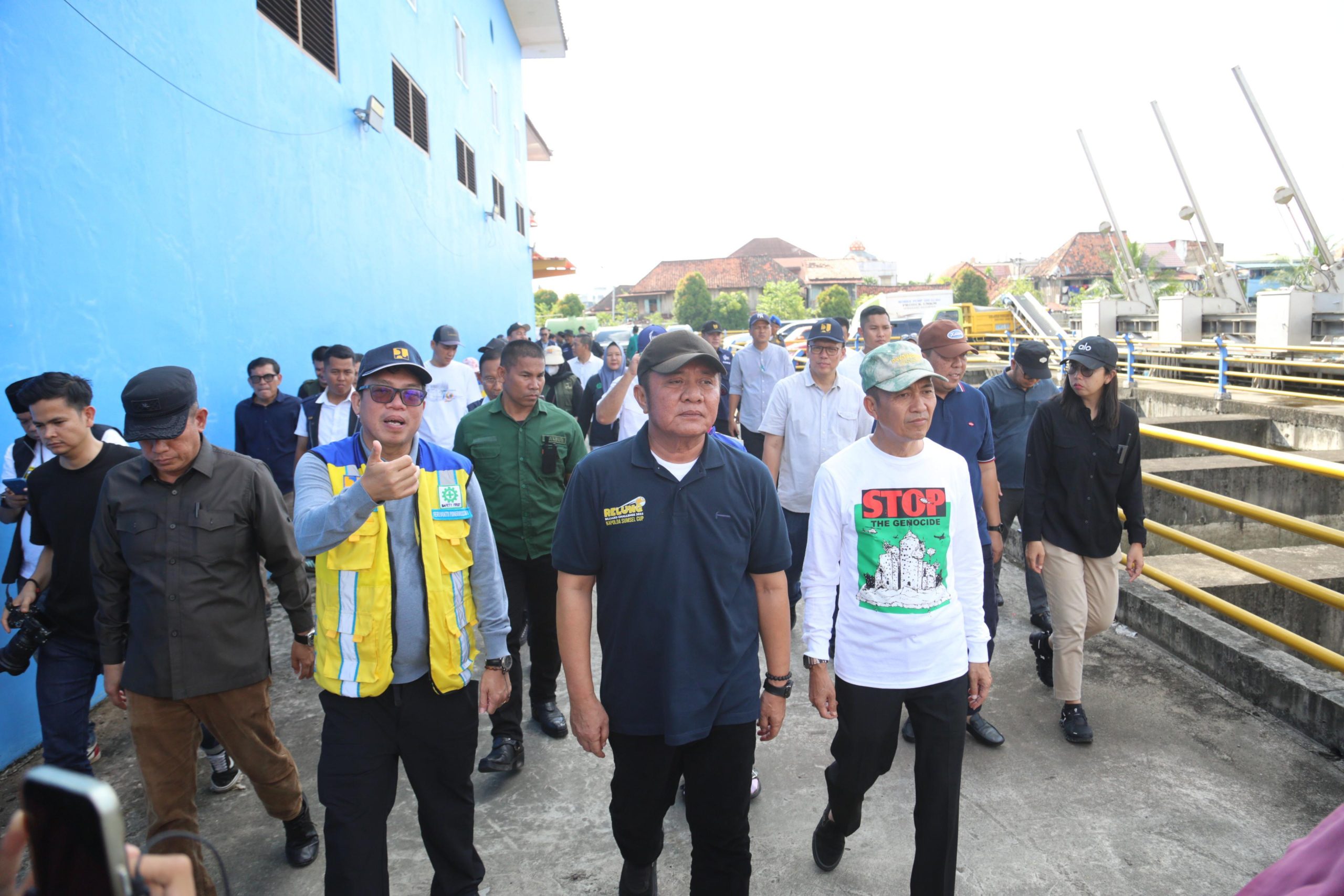 Kolaborasi Atasi Banjir, Gubernur dan Wali Kota Tinjau Stasiun Pengendali Banjir Sungai Bendung ...