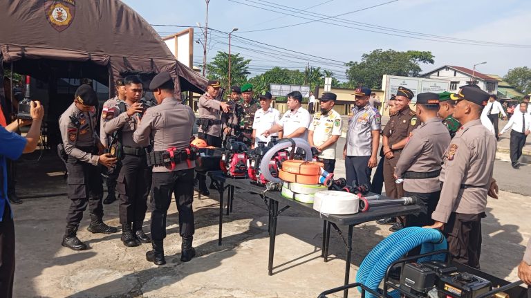 Polres Sambas Gelar Apel Kesiapsiagaan Bencana, Tegaskan Sinergi Lintas Sektor Hadapi Potensi ...